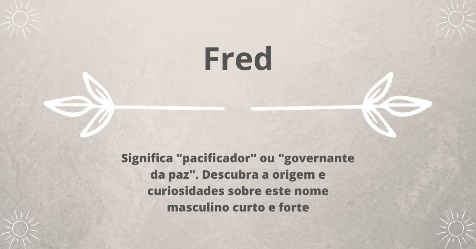 Significado do nome Fred