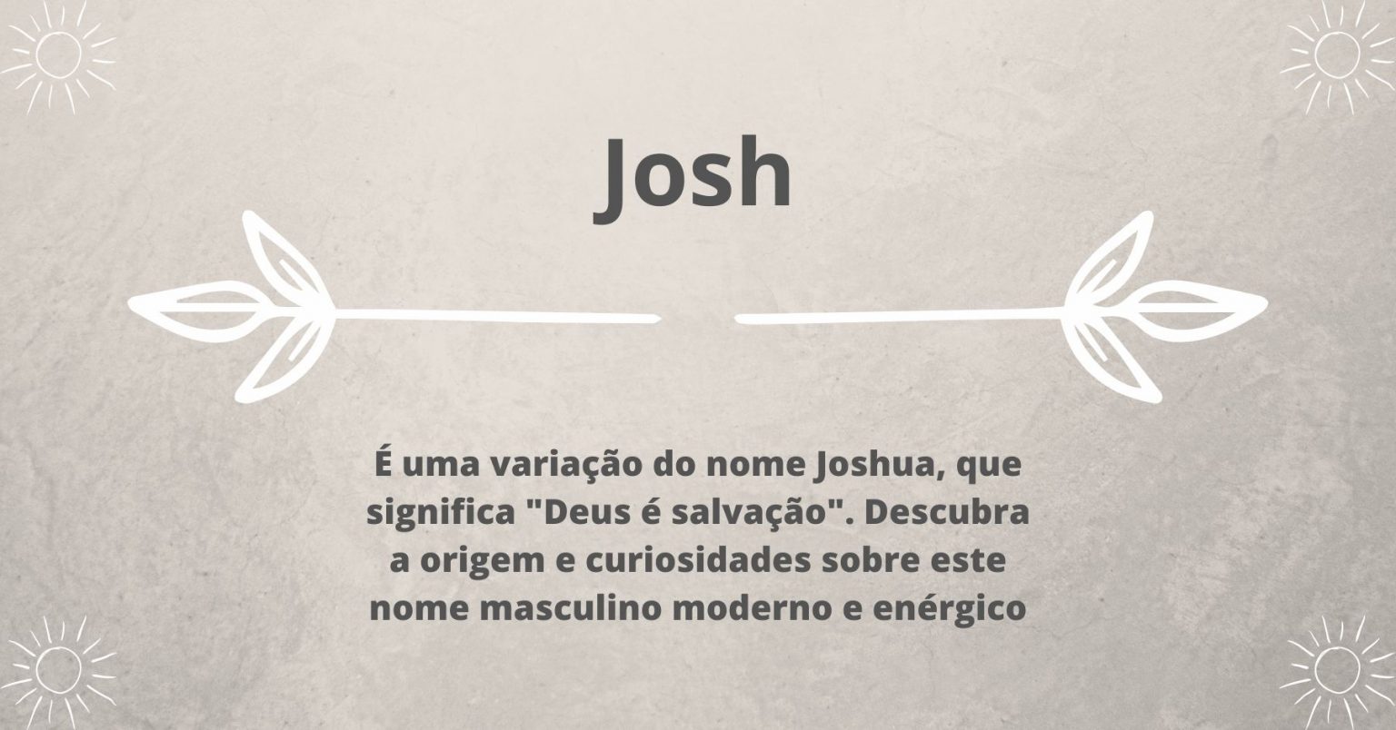 Significado do nome Josh