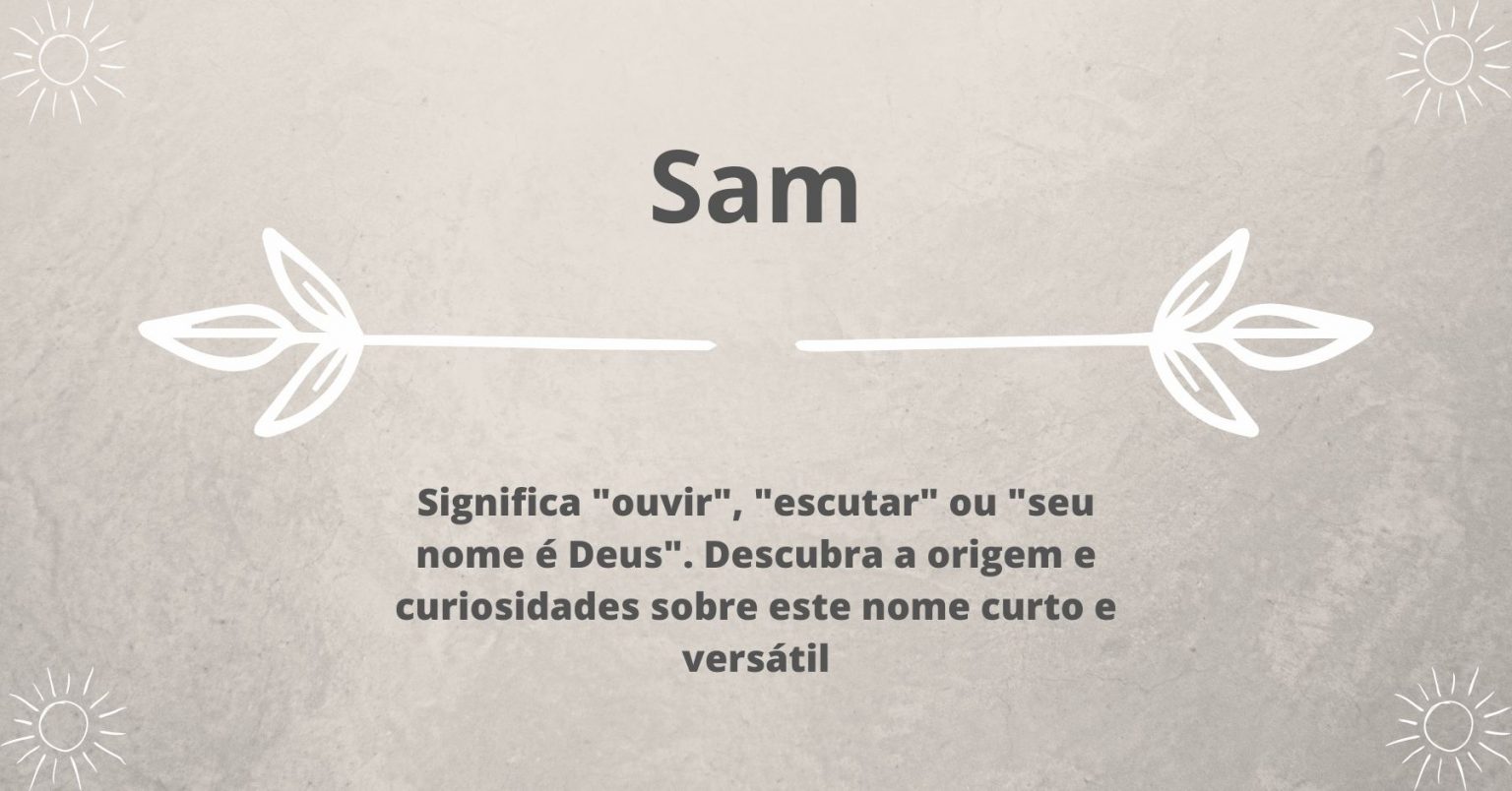 Significado do nome Sam