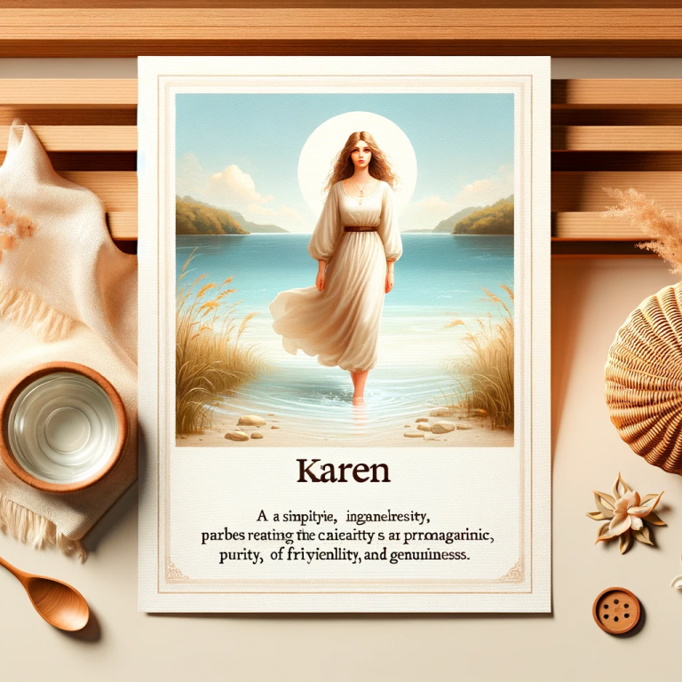 Significado do nome karen